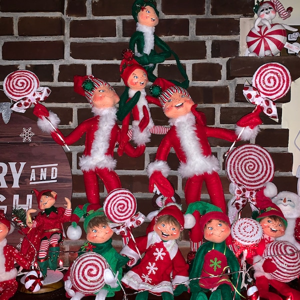 Faux Candy Pink & White Swirl Pick Candy Land Tree Topper Tree Decor ...
