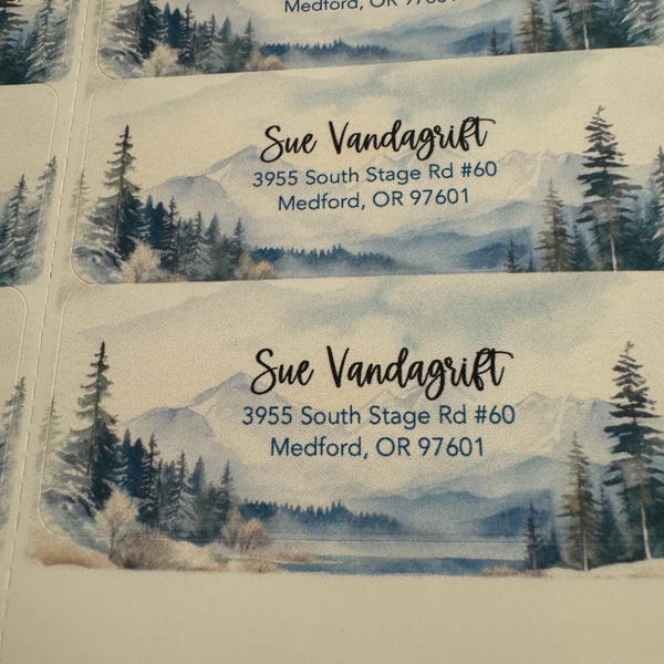 Night Sky Address Labels - Personalized Space Sky Return Address Labels ...