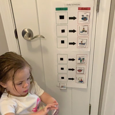 Autism Visual Aid 3 Printable Templates to Use With Visual Schedule ...