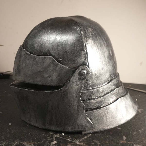 DIY Sallet Eva Foam Helmet German Pattern Blueprint Template Pdf Vector ...