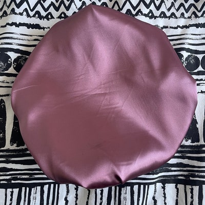 Rose Gold Reversible Silky Satin Hair Bonnet - Etsy UK
