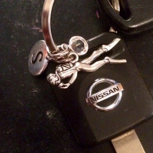 Scuba Diving Keychain, Scuba Key Ring, Sports, Initial Keychain ...