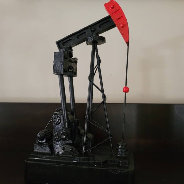 Oil Rig Pumpjack Derrick Rig Oil Decor Oil and Gas Sign Roughneck Oil ...