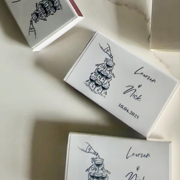 Bulk Custom Matchboxes, Custom Sketch Match Box, Custom Matchbook Art ...