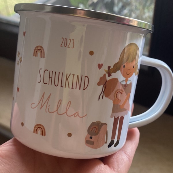 Tasse zur Einschulung, Einschulungsgeschenk, Tasse Einschulung individualisierbar, Tasse ...