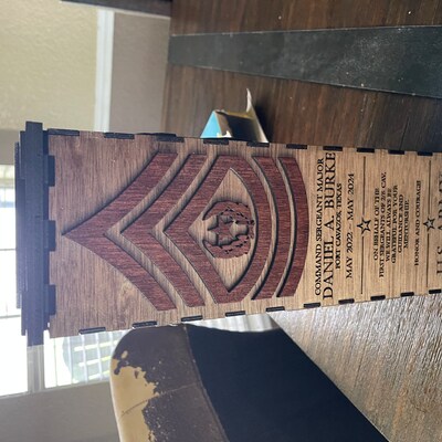 Military Organization Wine/spirits Gift Box Arched Top - Etsy