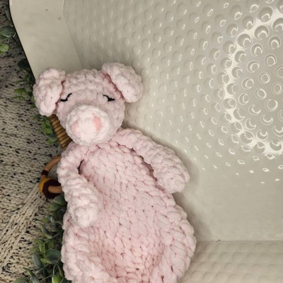 MINI Pia Pig Knotted Lovey Crochet Pig PATTERN - Etsy