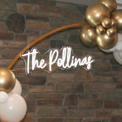 Wedding Neon Sign Custom Neon Sign Wedding Gift Wedding - Etsy