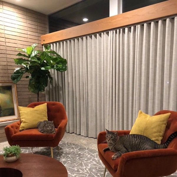 Custom Made Ripple Fold Style Drapery, Linen Drapery Toronto With ...