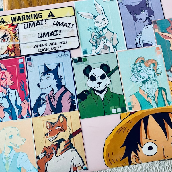 Beastars Stickers (bundle) by Royroy - Etsy