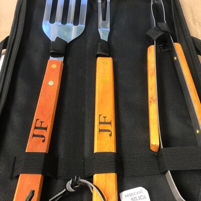 Personalized BBQ, Grill Tool Set, BBQ Set, Bbq Tools, Custom Grill Gift ...