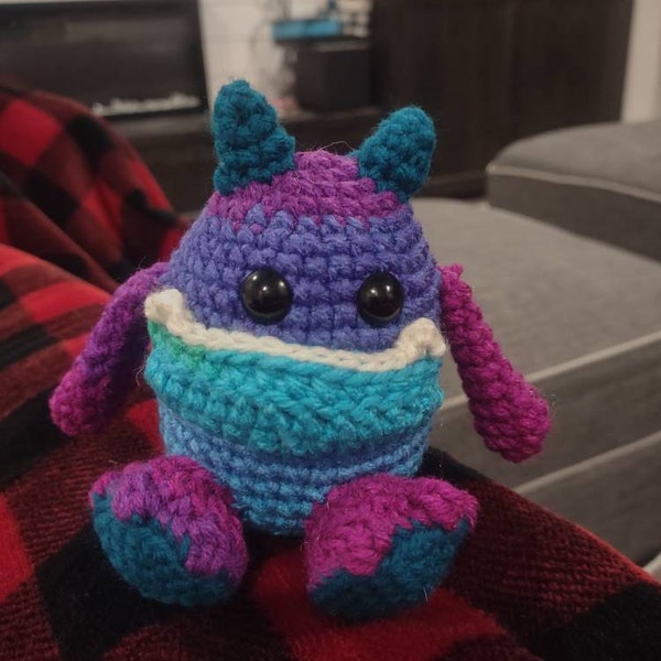 Wee Worry Monster Crochet Pattern PDF - Etsy