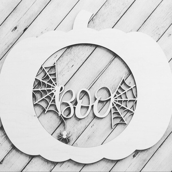 Boo SVG, Spooky SVG, Halloween Svg, Spider SVG Cutting File, Spider Svg ...