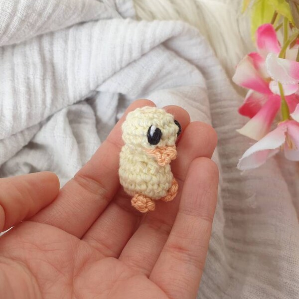 Crochet Duck Pattern Micro Toy Duckling Amigurumi: Make Your Own ...