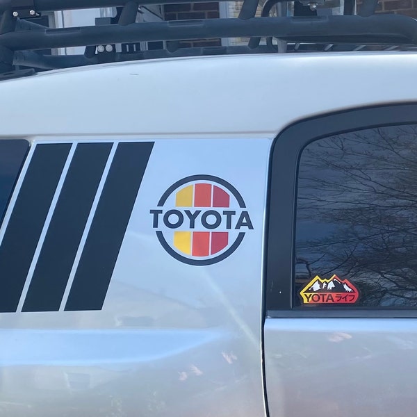YOTA Life Japanese Decals Vintage Color for All Toyota - Etsy