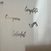 Custom Word Sign Metal Personalized Nursery Name Sign Cursive - Etsy