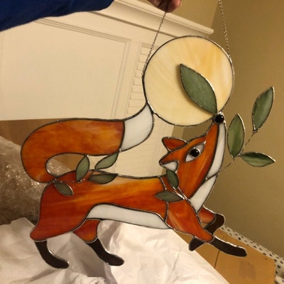 PDF Instant Download, Stained Glass Patterns, Happy Cow Window Panel ...