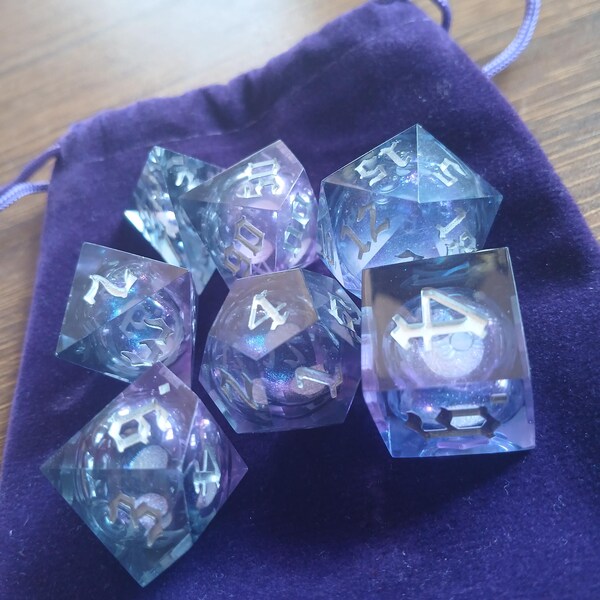 Koi Dnd Dice Set Liquid Core Dice Set for Role Playing Games, Dungeons ...