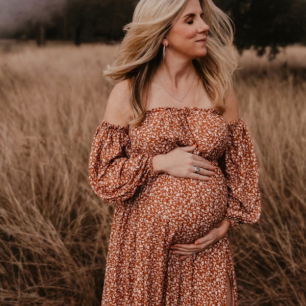 Florence Women's Boho Dress | Floral Vintage Dress for the Maternity ...