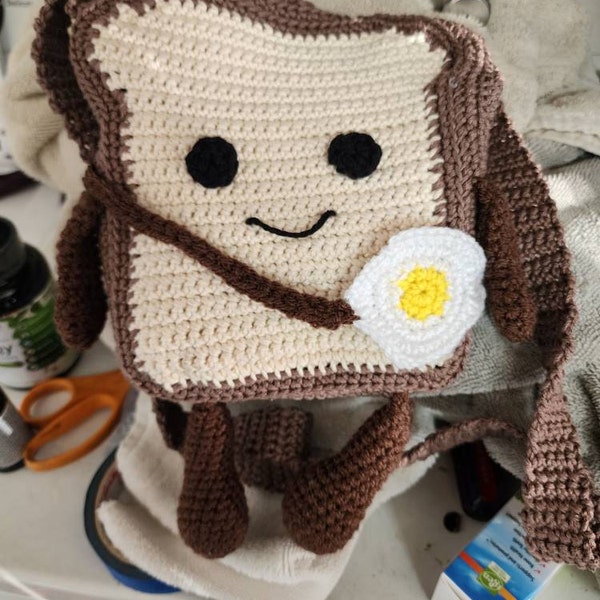 Toastie Bread Bag Crochet Pattern - Etsy
