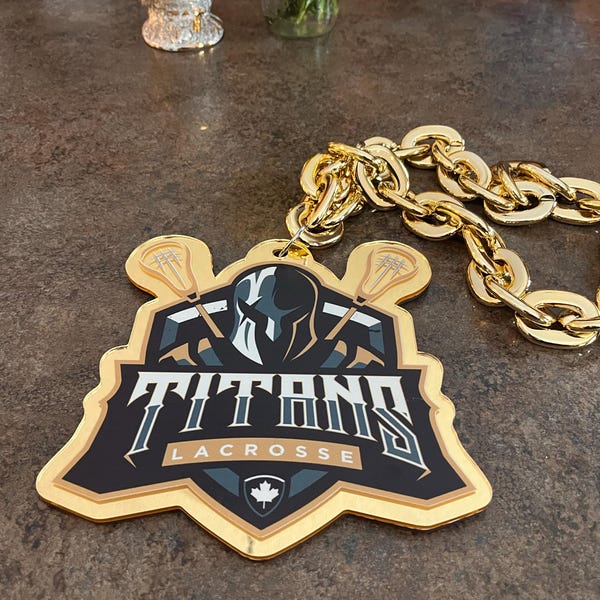 Custom Uv Printed Oversized Sports Chains / Gold Oversized Chain ...