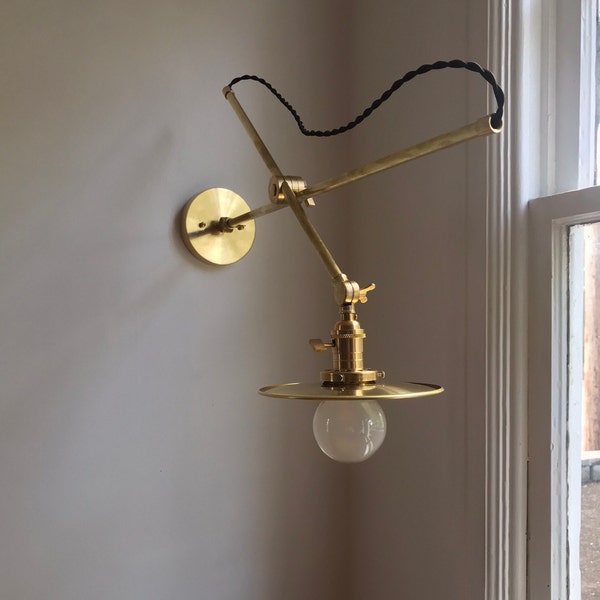 Wall Lamp - Adjustable Lamp - Extension Lamp - Boom Lamp - Bedside Lamp ...