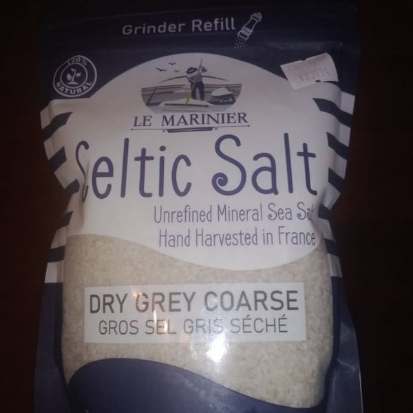 Le Marinier Celtic Salt Grey Coarse 8.81oz 0.6lb Unrefined French Sea ...