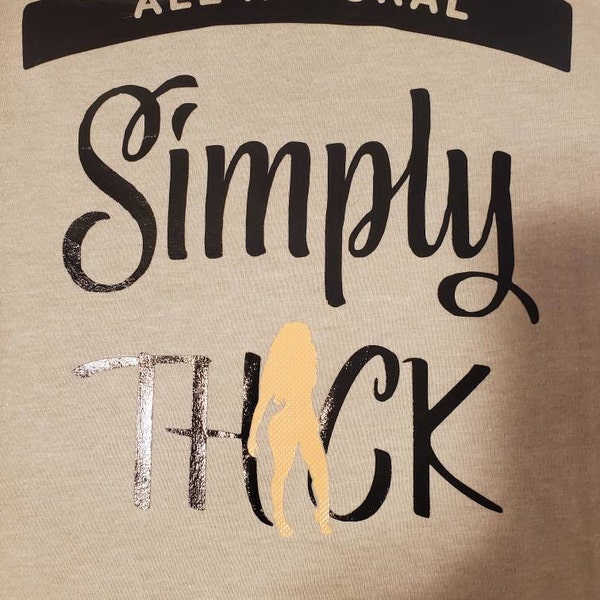 All Natural SVG | Simply Thick | Naturally Black Thick Girl | Cricut ...