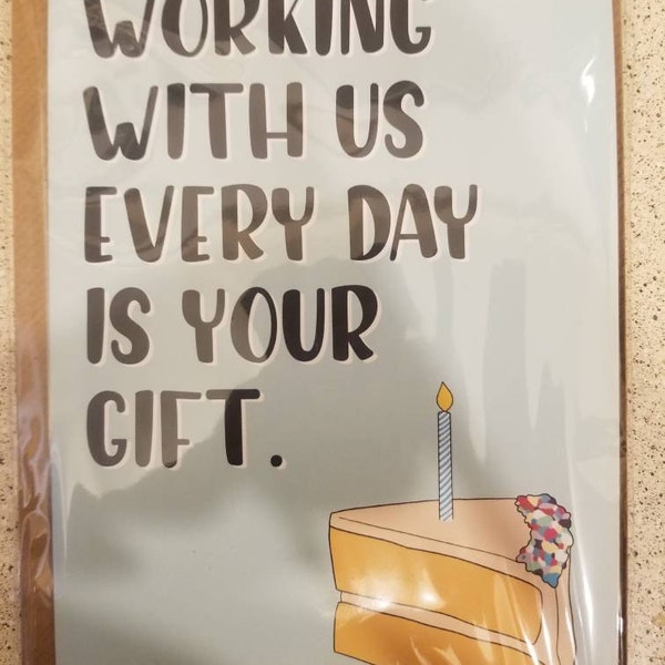 Work Friend Birthday Card, Office Birthday Card, Colleague Birthday ...