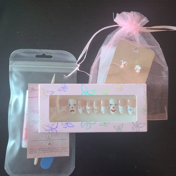 Custom 3D Breakfast Press on Nails, Summer Time Nails, Food Nails, 3D ...