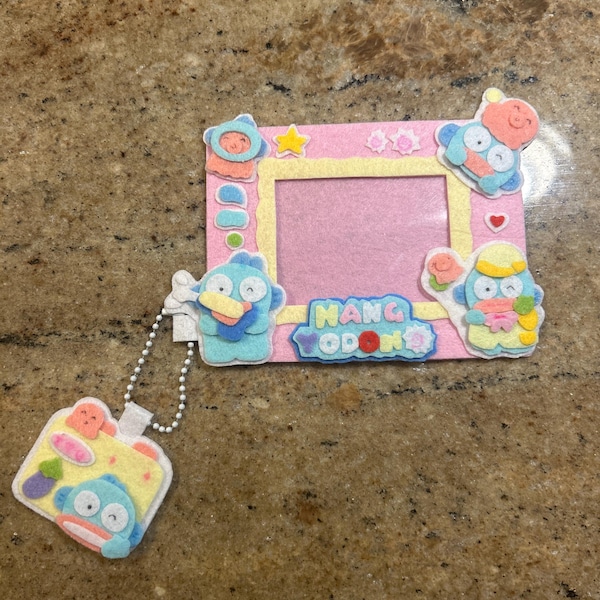 Handmade Felt Photo Frame: Kawaii Pastel Polaroid Holder With Charm - Etsy