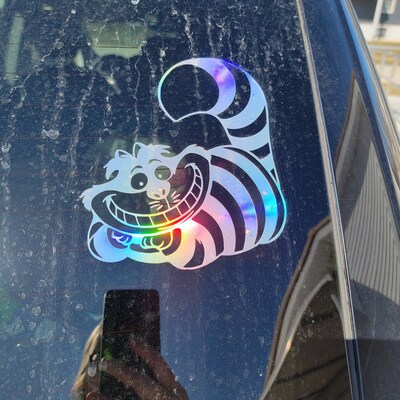 Cheshire Cat Vinyl Sticker/decal - Etsy
