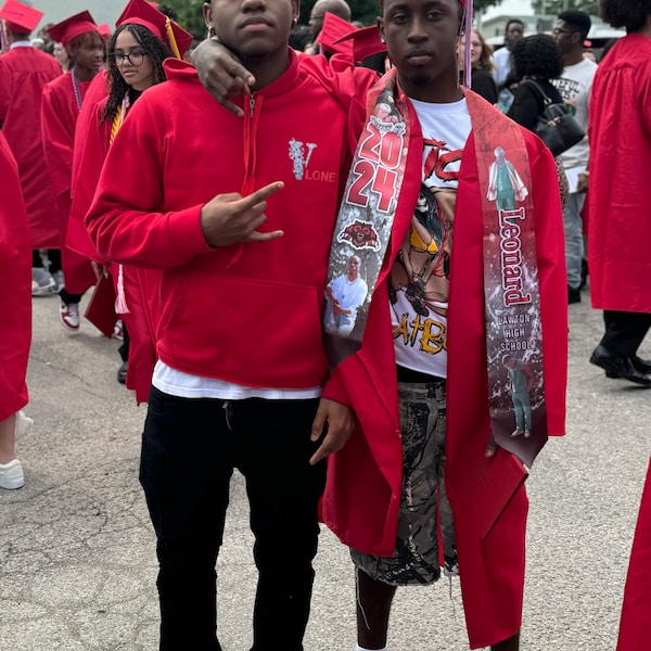 Custom Graduation Stole, Class of 2024 Personalized Stole, Graduation ...