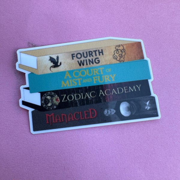 Regency Romance Book Club Ticket, Romance Reader, Spicy Book Sticker ...