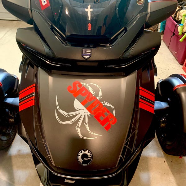 Split Spyder Frunk Decal, Spyder, Spyder Ryder, F3, F3S, F3T, F3L, RT ...