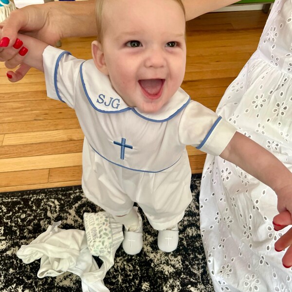 Boys Baptism Outfit, Baptism Boy Outfit, Baby Boy Baptism Outfit, Boy ...