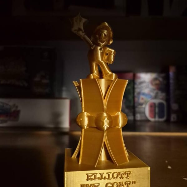 3D Printed Mario Kart Trophy, Nintendo Award - Etsy