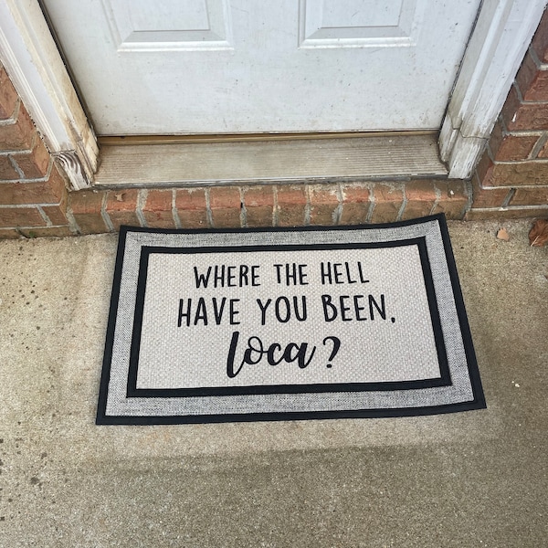 Home Where the Ho and Me Come Together Sign, Ho and Me Doormat, Funny ...