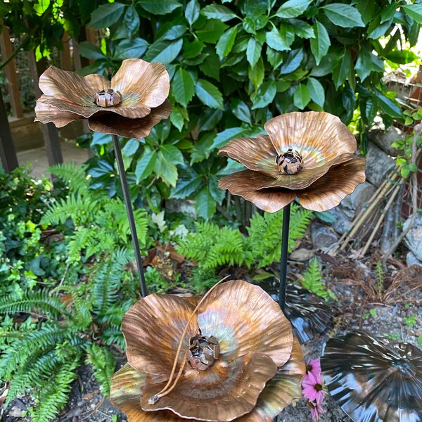 Obelisks, Large Metal Garden Obelisk With Twist Top, Rustic Plant ...