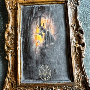 OOP Vintage Very Rare Goth Gothic Witchy Vampyre Vampire Alchemy Pewter ...