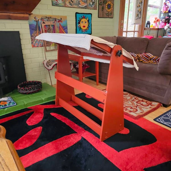 Rug Hooking Punch Needle Wooden Floor Stand With Gripper Strip Optional ...