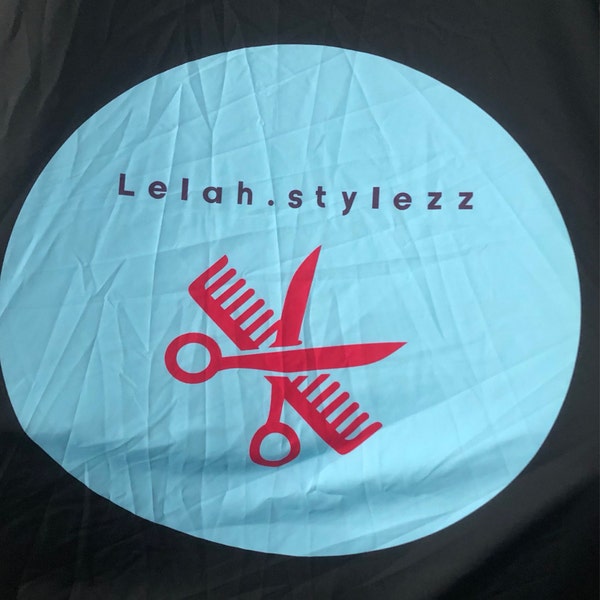 Personalized Cutting Cape With Your Logo Sublimation Beauty Capes ...
