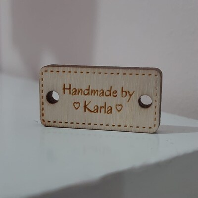 Custom Wooden Labels,custom Name Tags,labels for Handmade Products ...