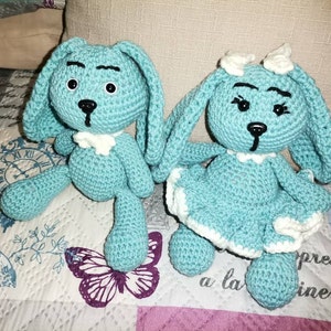 2in1 Crochet Bunny Toy Pattern Crochet Rabbit Amigurumi - Etsy