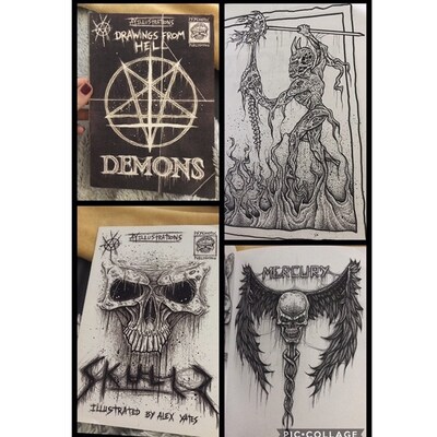 ALIEN Art Book /xenomorph Horror Art Zine by Ayillustrations - Etsy