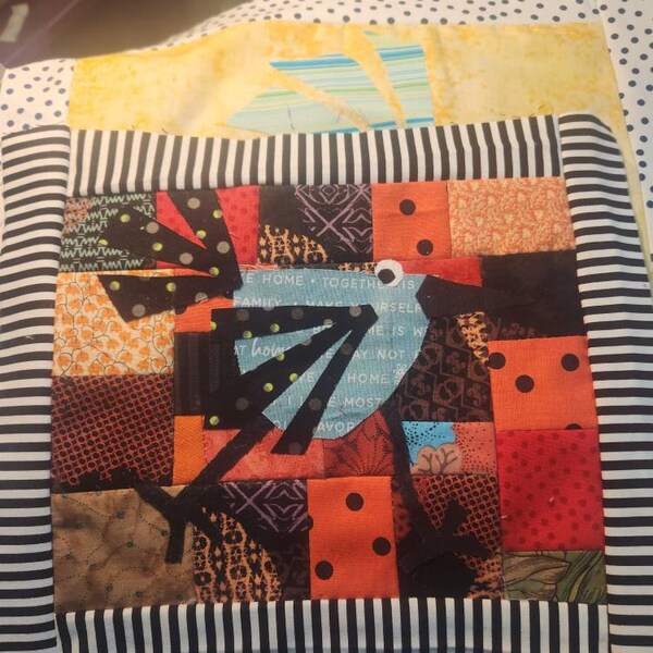Making Merry PDF Mini Quilt Pattern - Raw Edge Applique - Full Color ...