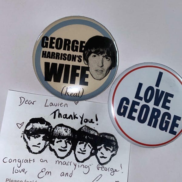 The Beatles Cartoon Badges/pins/buttons - Etsy