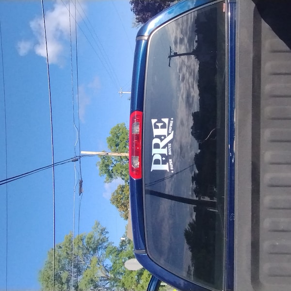 Paper Route Empire Vinyl Car Decal- P.R.E - Etsy
