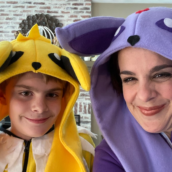 Pokemon Hats Eeveelution Scoodies Eevee Cosplay Umbreon Jolteon Flareon ...