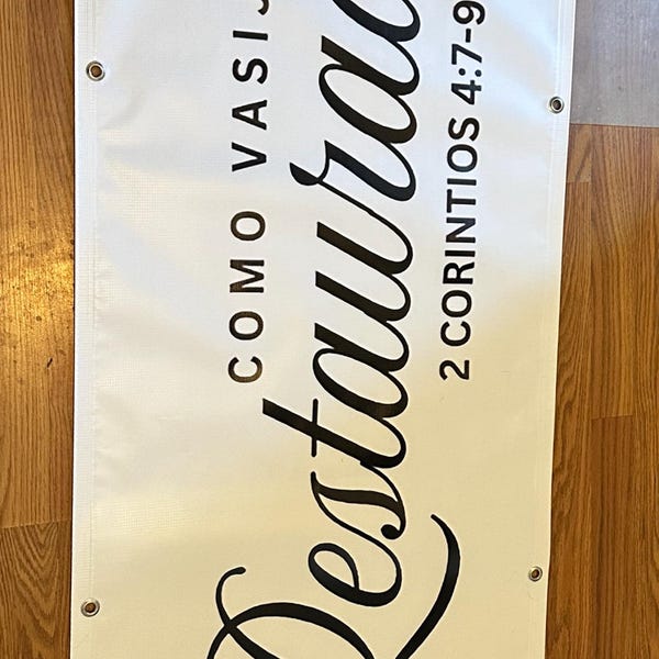 Custom Vinyl Banner | Single Sided | Indoor or Outdoor | Full Color ...